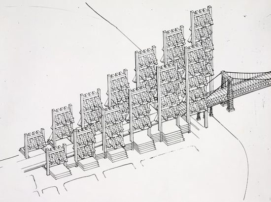 Brutalist Bridge Builder: Paul Rudolph's plans for a Lower Manhattan ...