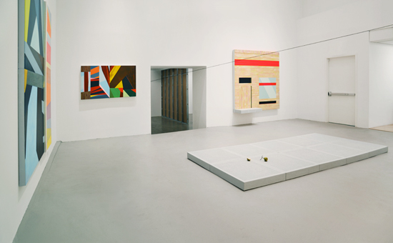 Works by A.A. Rucci: installation shot of All Systems Go! curated by ...