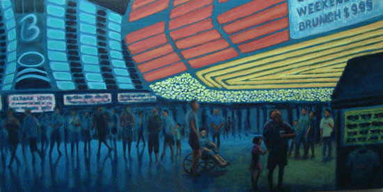 Flickering Purgatories: Jane Dickson paints Vegas - artcritical